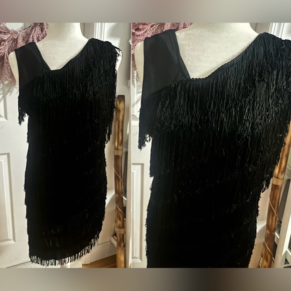 Nightworks | Dresses | 8s Fringe Dress | Poshmark